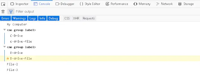 Learn important console object in javascript